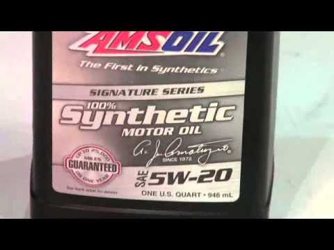 AMSOIL Signature Series 5W-20 Synthetic Motor Oil ID 13659 - YouTube