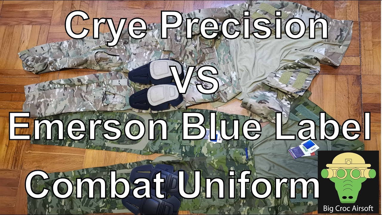 Emerson Blue Label combat uniform vs Crye Precision Combat uniform ...