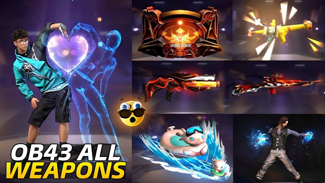 Ob43 All First Look Collection Items l OB43 Update Free Fire l Free ...