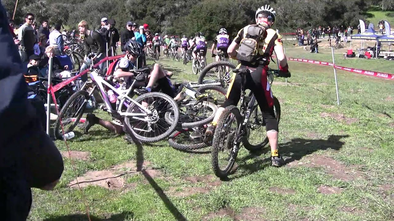 NorCal Bike crash (RACE Start)-------- EPIC FAIL - YouTube