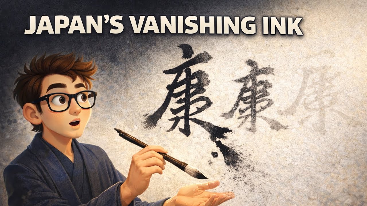 The Vanishing Japanese Ink Technique - YouTube