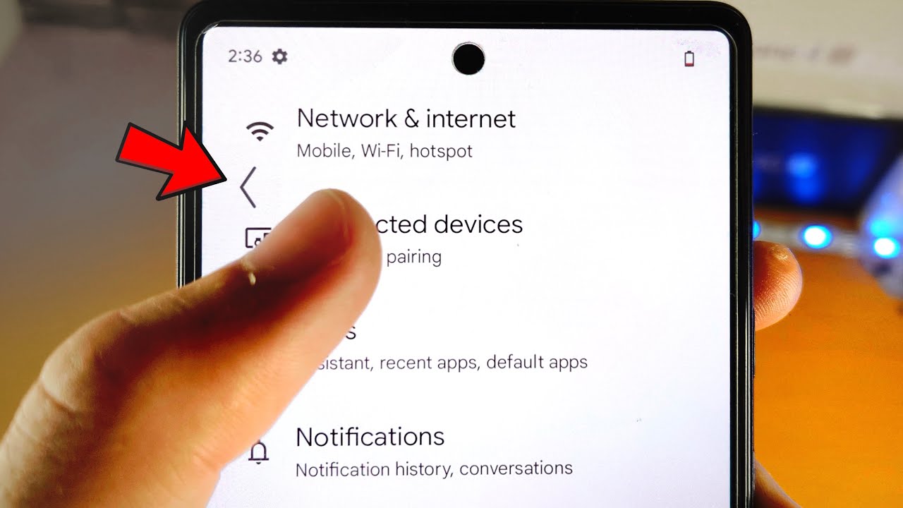How To Go Back in Google Pixel 6 / 6 Pro - YouTube
