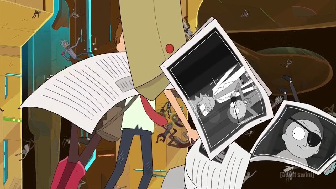 Rick and Morty - Both of The Evil Morty ending scenes - YouTube