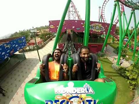Wonderla roller coaster experience. - YouTube