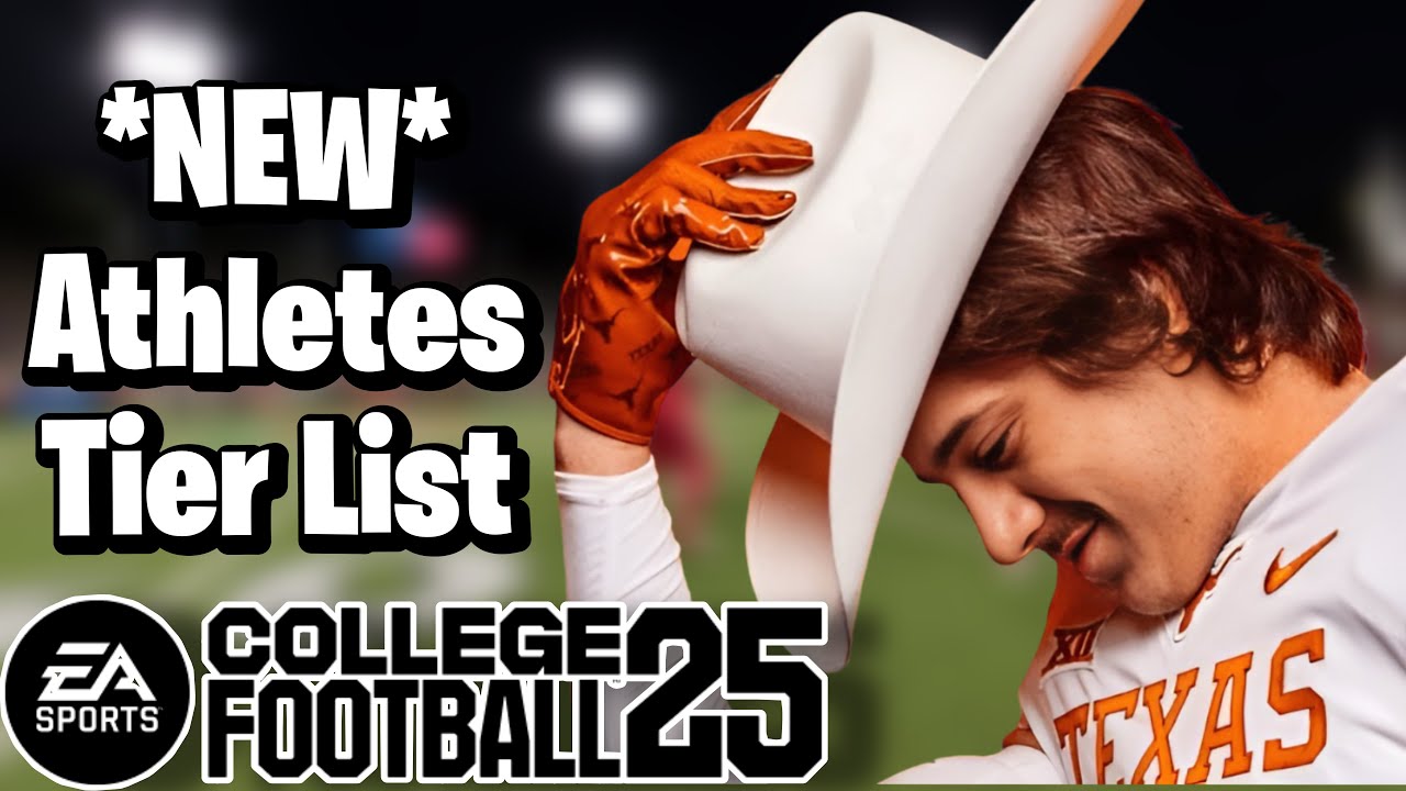 *NEW* Athletes Archetype/Tendency Tier List Dynasty College Football 25 ...