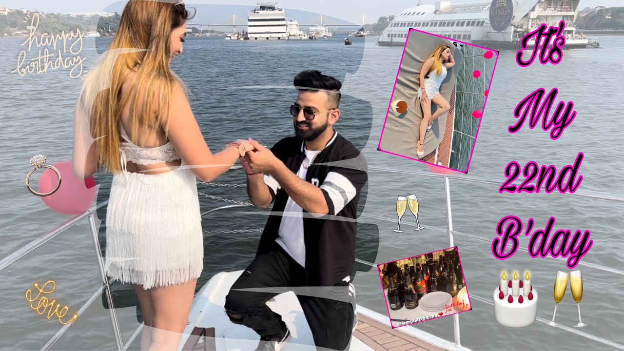 Boyfriend Proposed His Girlfriend In Private Yacht 💍 Swati Monga ...