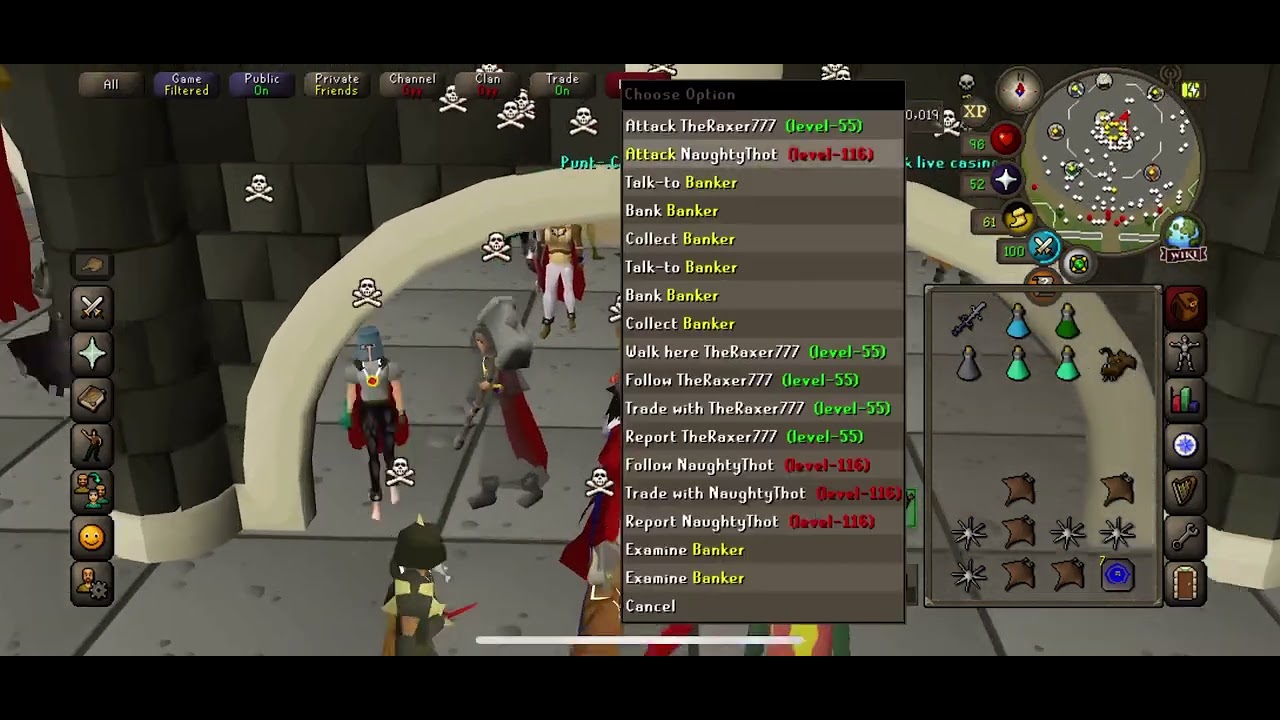 Osrs mobile Pking on my iPhone 13 pro - YouTube