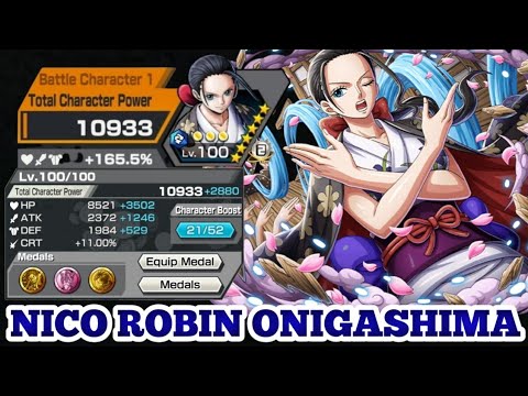 NICO ROBIN RAID ON ONIGASHIMA GAMEPLAY | ONE PIECE BOUNTY RUSH | OPBR ...
