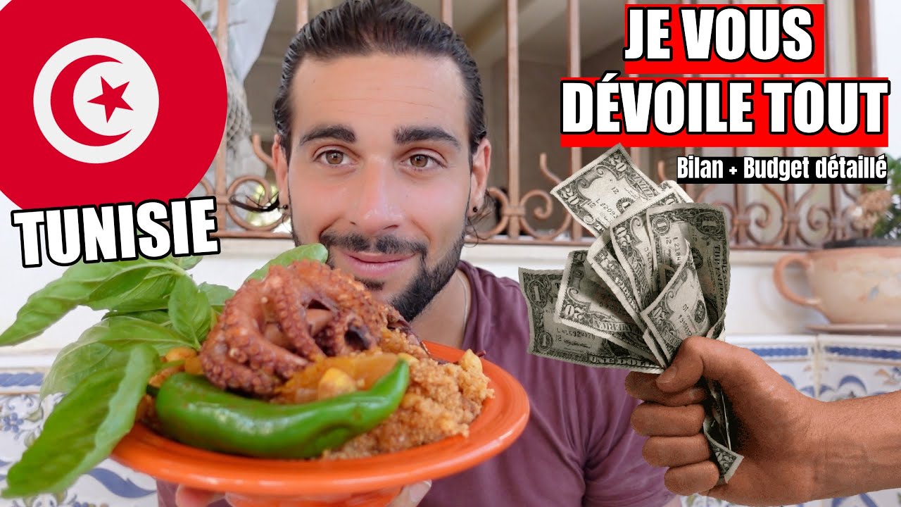 COMBIEN J'AI DÉPENSÉ EN 1 MOIS DE VOYAGE EN TUNISIE 🇹🇳 : BILAN + BUDGET ...