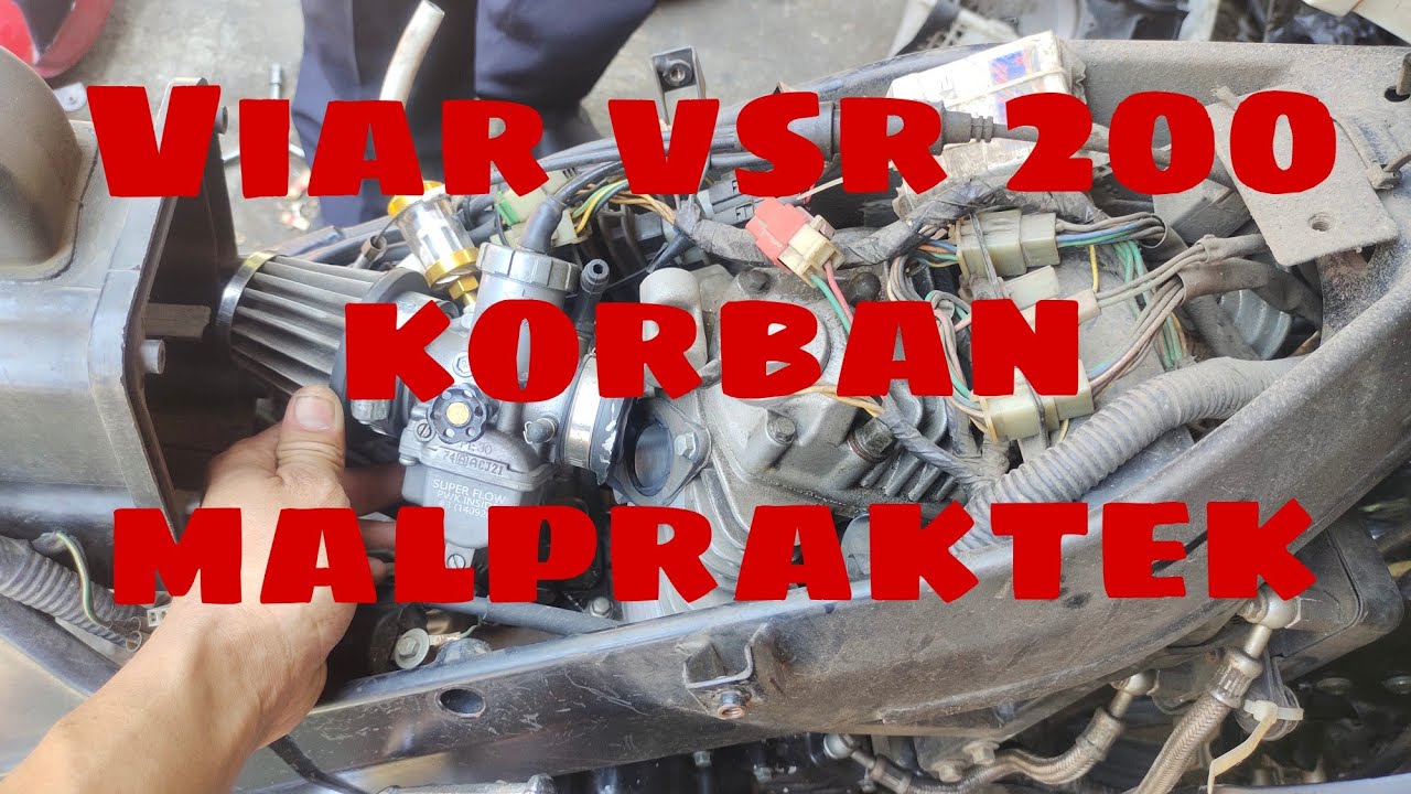 Motor VIAR VSR 200 korban mal praktek - YouTube