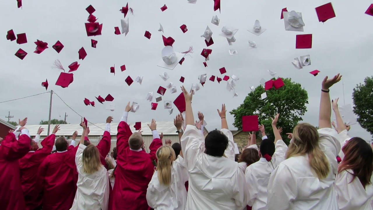 Class of 2018 Hat Toss - Congratulations Graduates! - YouTube