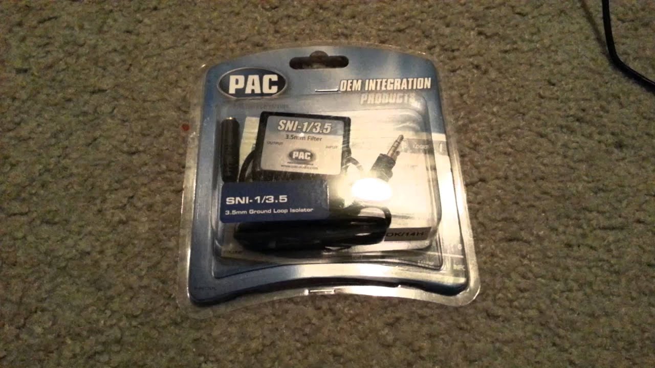 PAC SNI-1/3.5 Ground Loop Isolator - YouTube