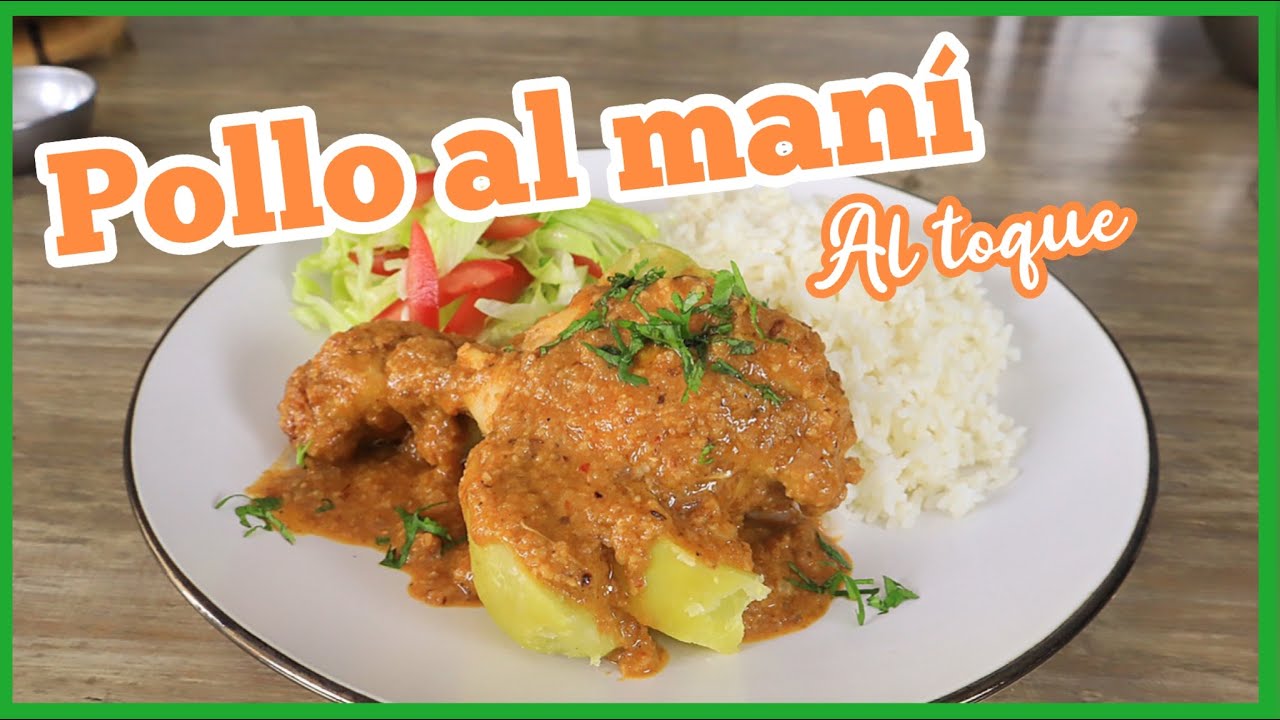 Como preparar pollo al maní - delicioso - YouTube