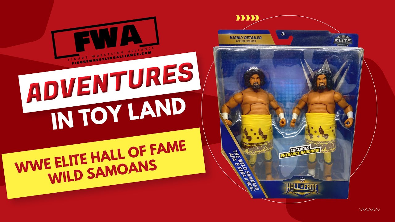 Wild Samoans (Afa & Sika) Hall Of Fame Elites - WWE Mattel Unboxing ...