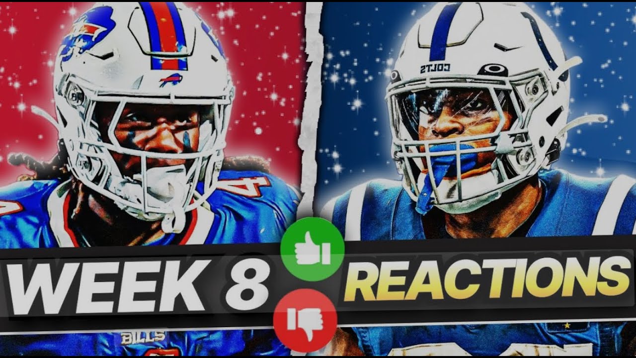 NFL week 8 reactions🏉🏟️ - YouTube