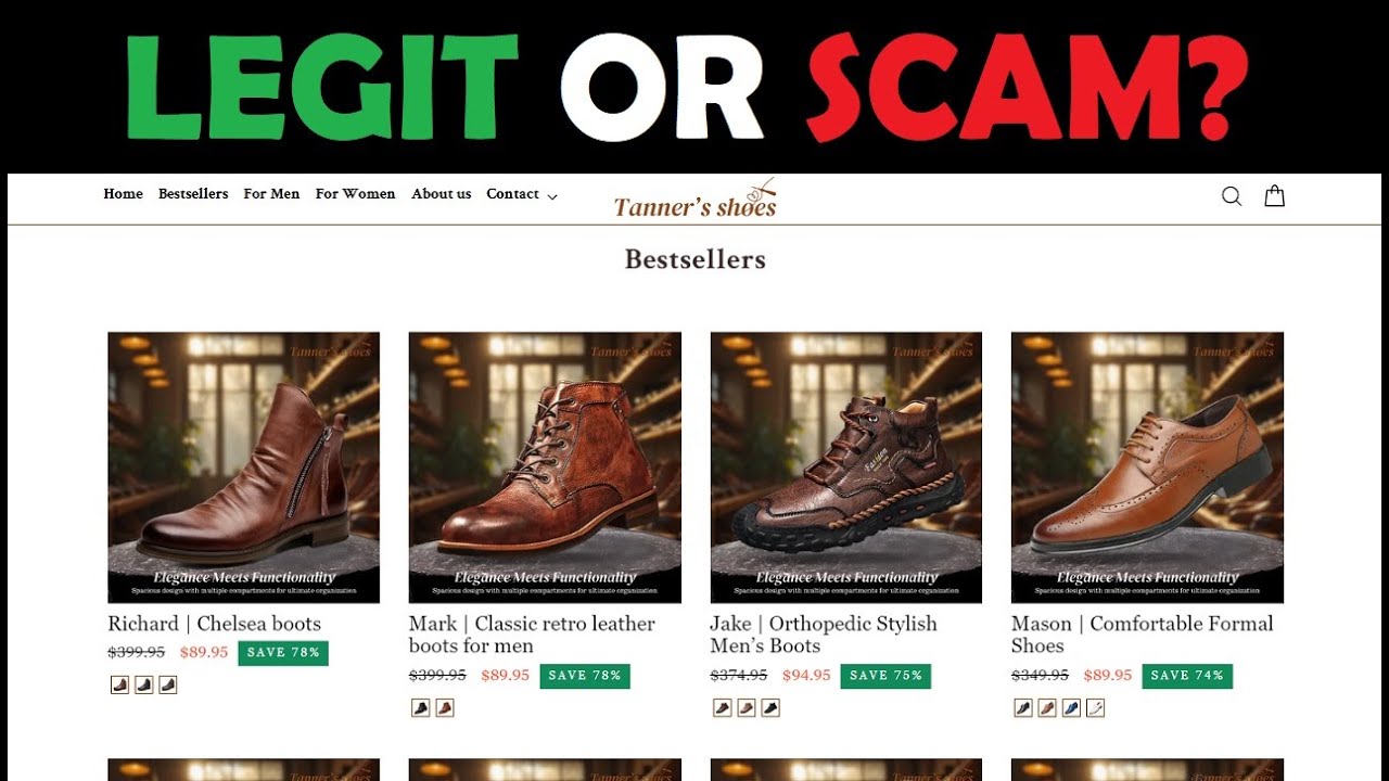 Tanner Shoes Reviews – Is Legit or a Scam? - YouTube