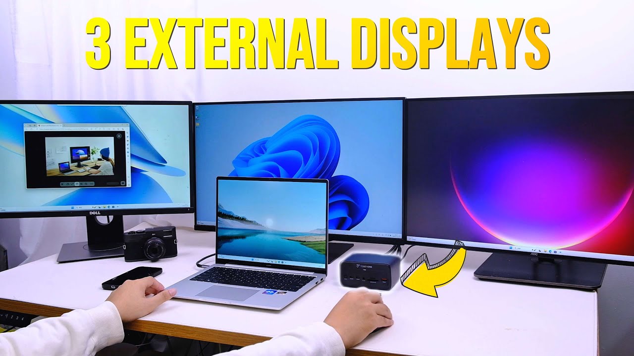 TobenONE UDS038 Docking Station, The 16-in-1 Game Changer for Multi-Taskers! - YouTube