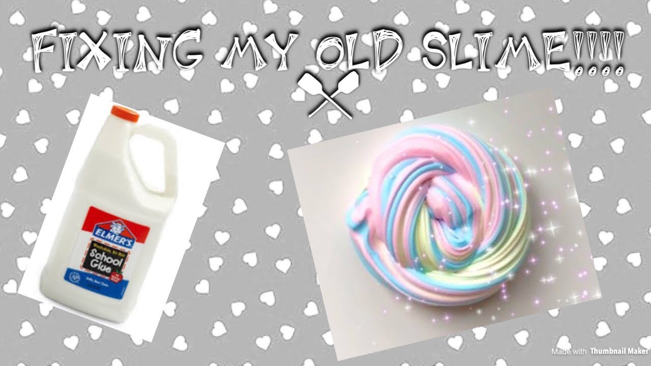 Fixing my old slime!! - YouTube