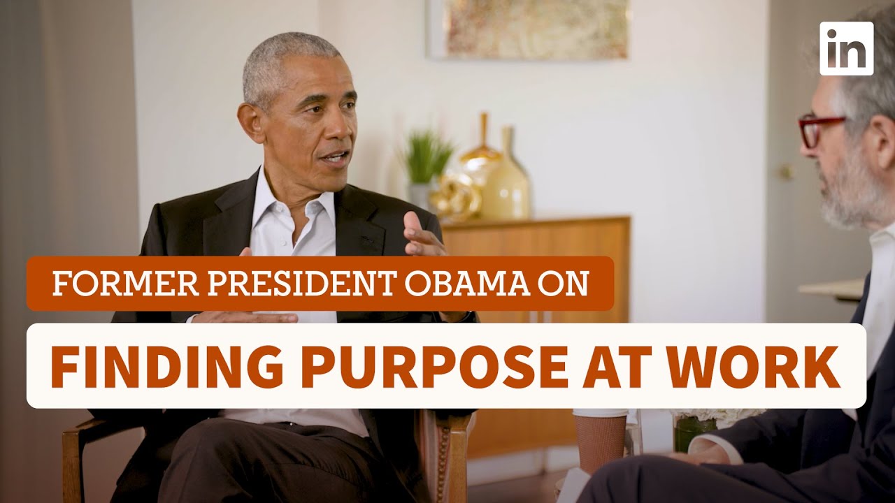 Barack Obama discusses finding joy and purpose at work with Ira Glass ...