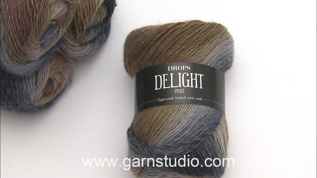 DROPS Delight - A soft and exciting superwash treated wool! - YouTube