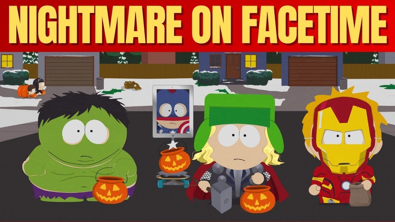 The South Park boys go full MARVEL - A Blockbuster Halloween! - YouTube