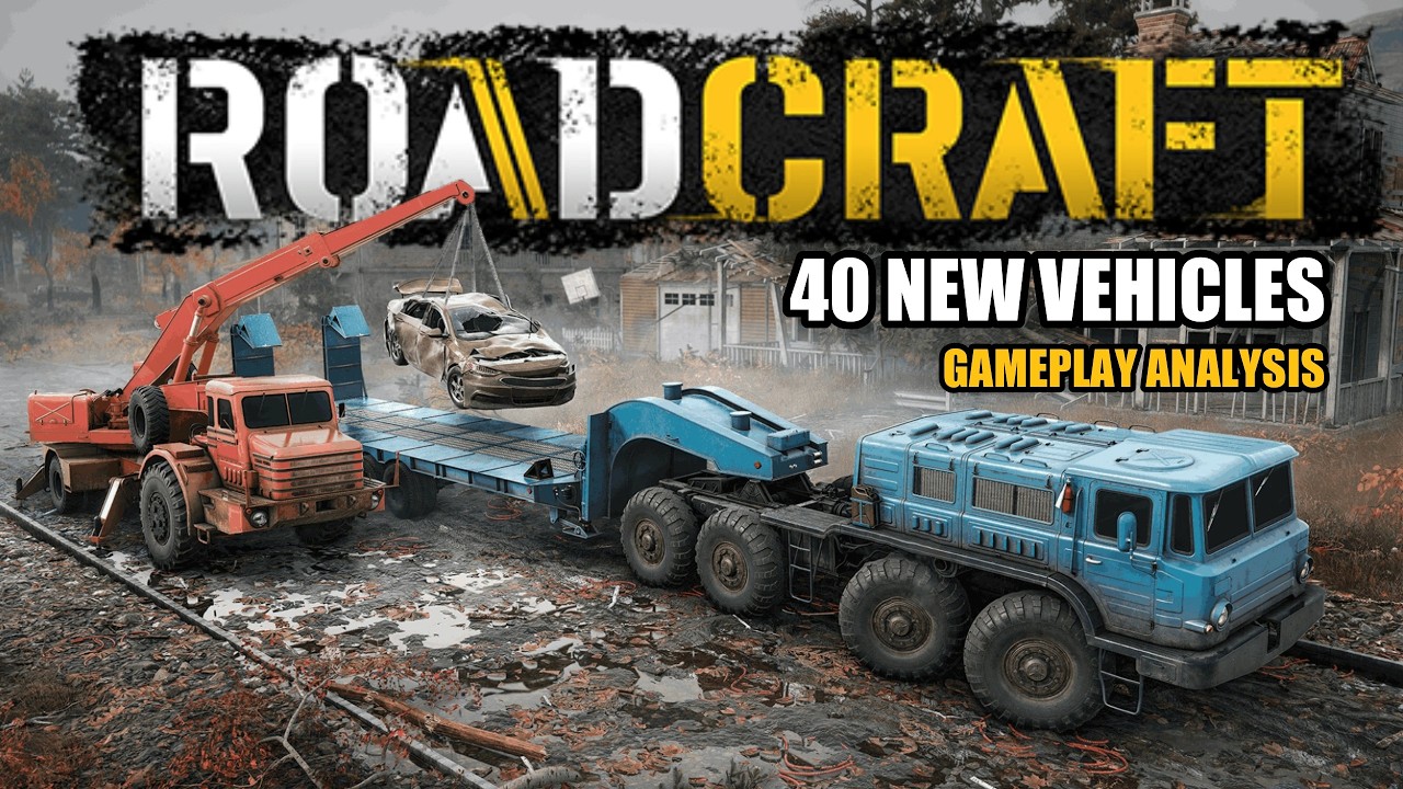 Roadcraft 30 Vehicles Discovered, Gameplay analysis & New features - YouTube