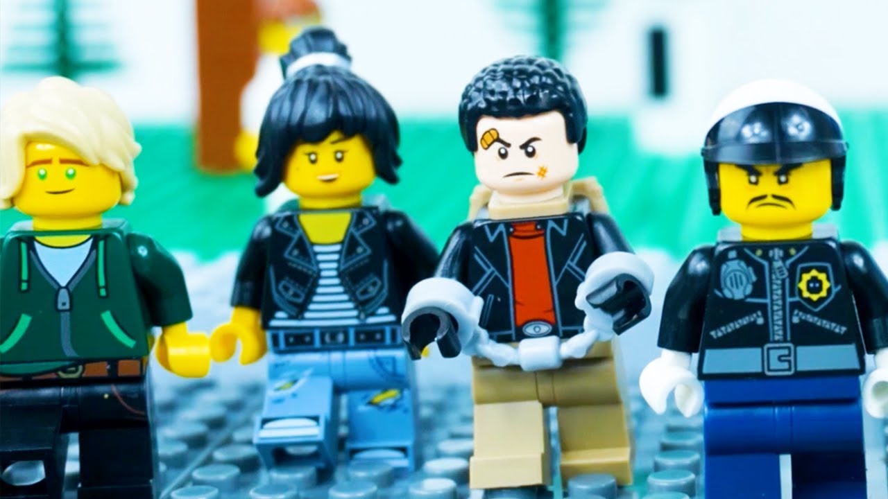 LEGO City Robbery vs Ninja STOP MOTION LEGO Ninja vs Robber | LEGO ...