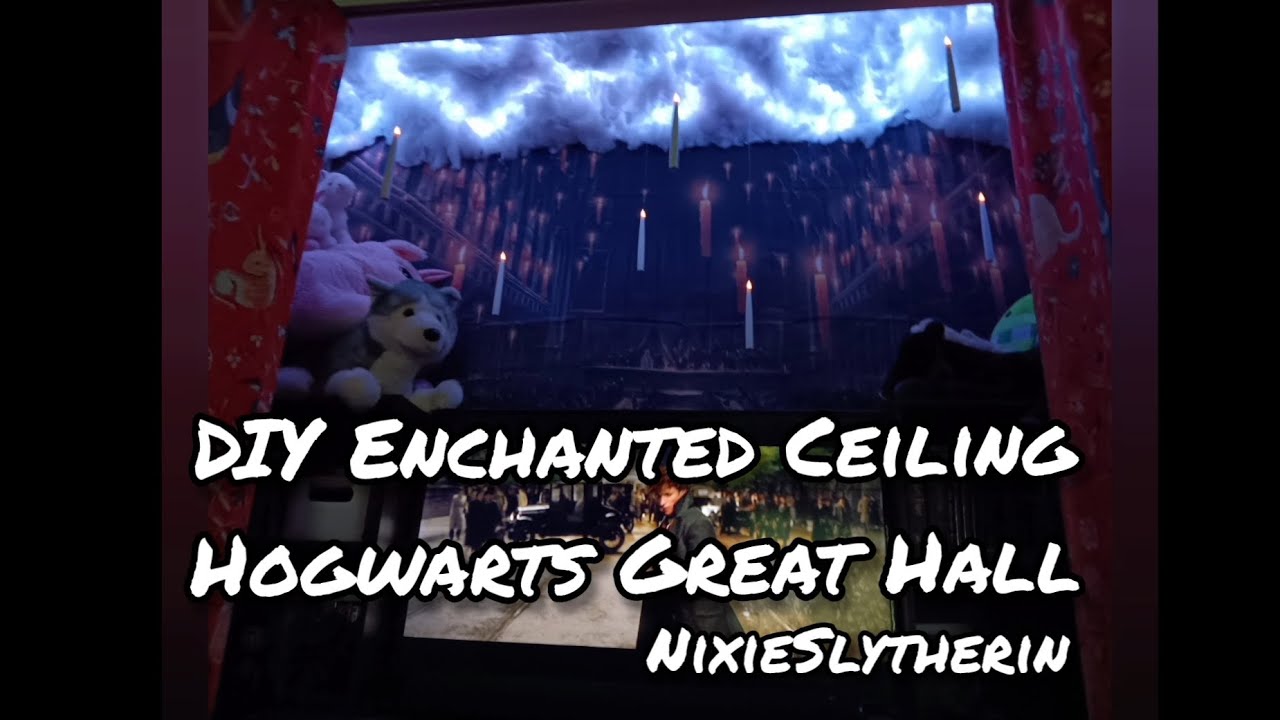 DIY Enchanted Ceiling, Hogwarts Great Hall - YouTube