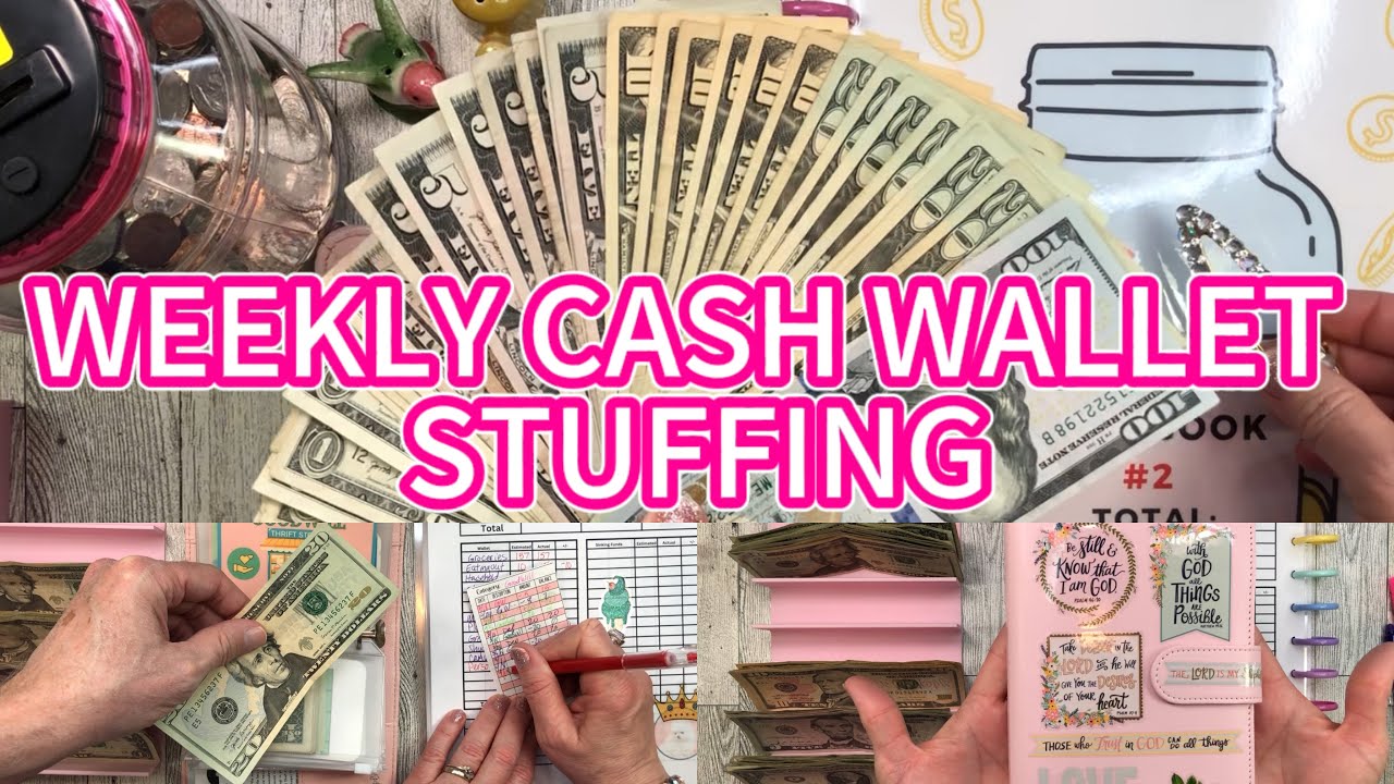 WEEKLY CASH WALLET STUFFING How much do I have for savings challenges ...
