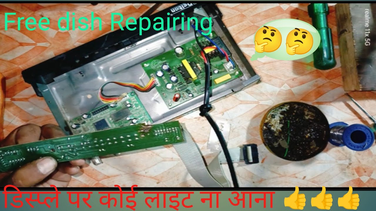 how to fix DTH no power display issue #DTH #Issue #repairing #problem# ...