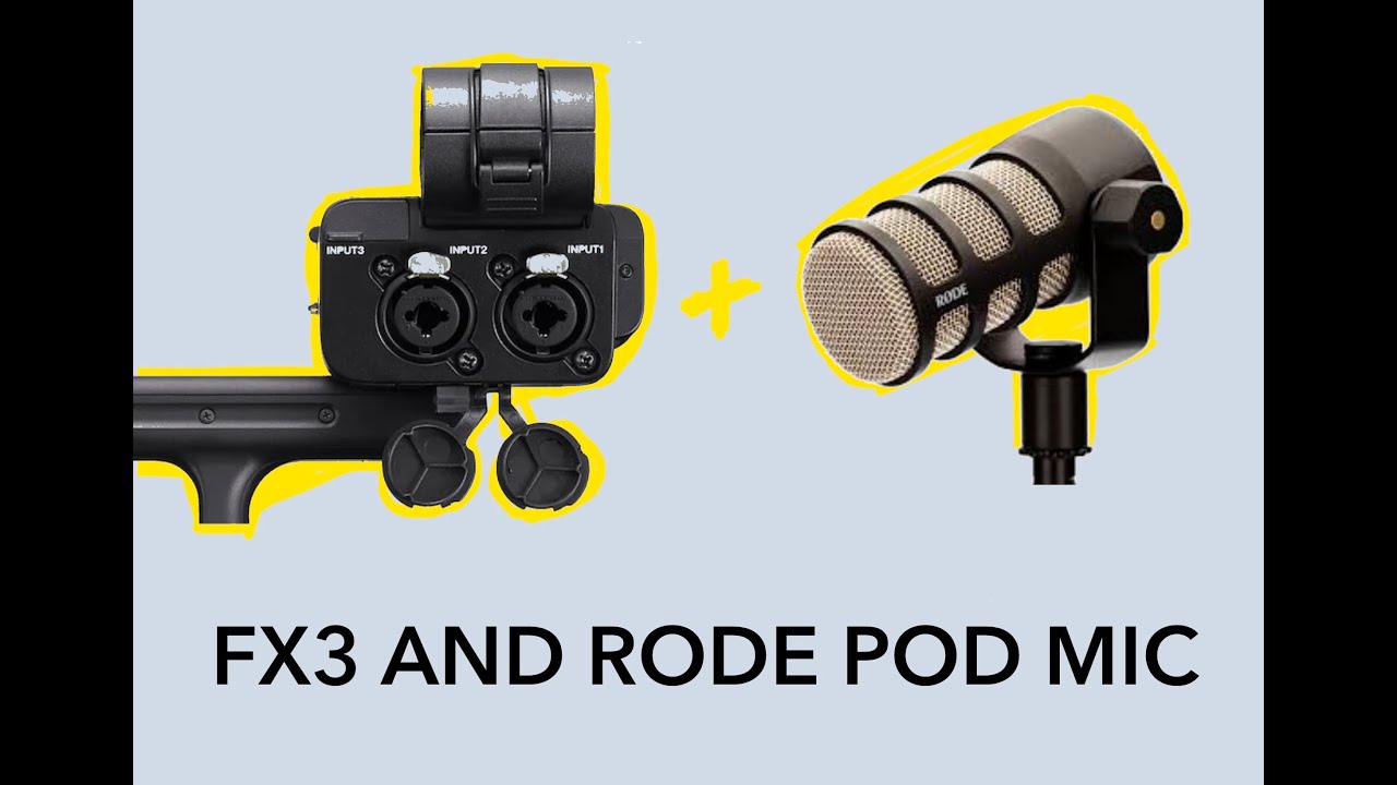 Fx3 and Rode Pod Mic Direct plug in TEST - YouTube