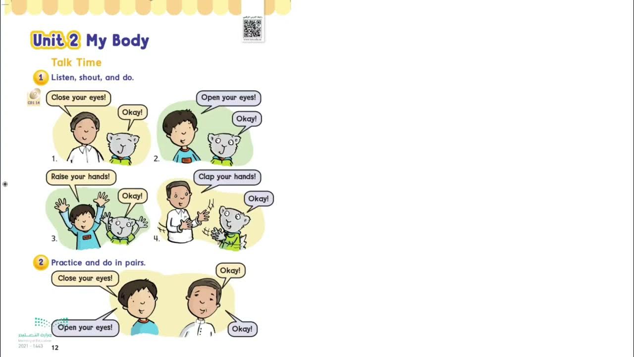 We Can 1 Unit 2 My body - Lesson 1 - YouTube