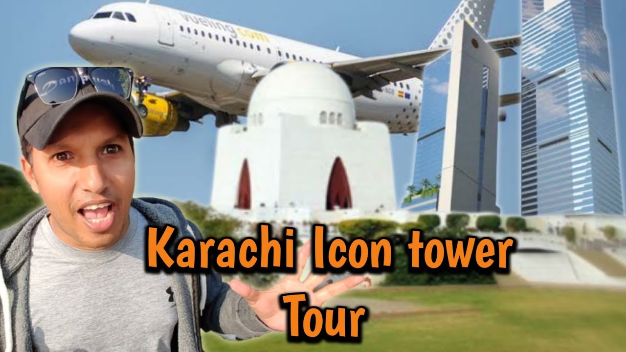 Tour karachi |icon tower | biggest tower in pakistan |City of light ...