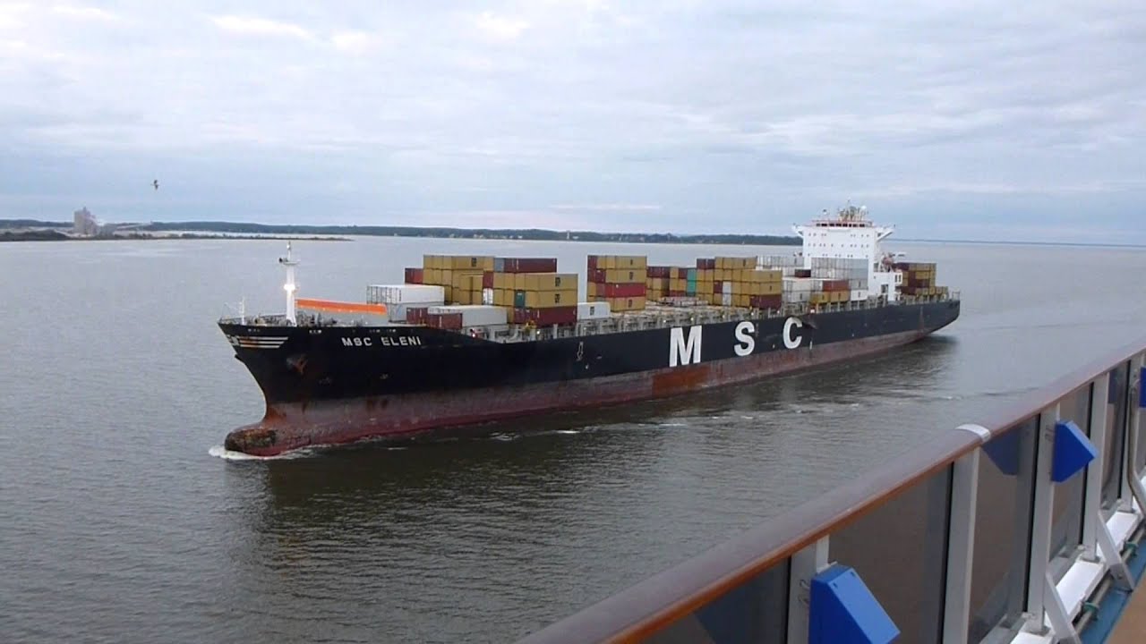 MSC Eleni in Baltimore - YouTube