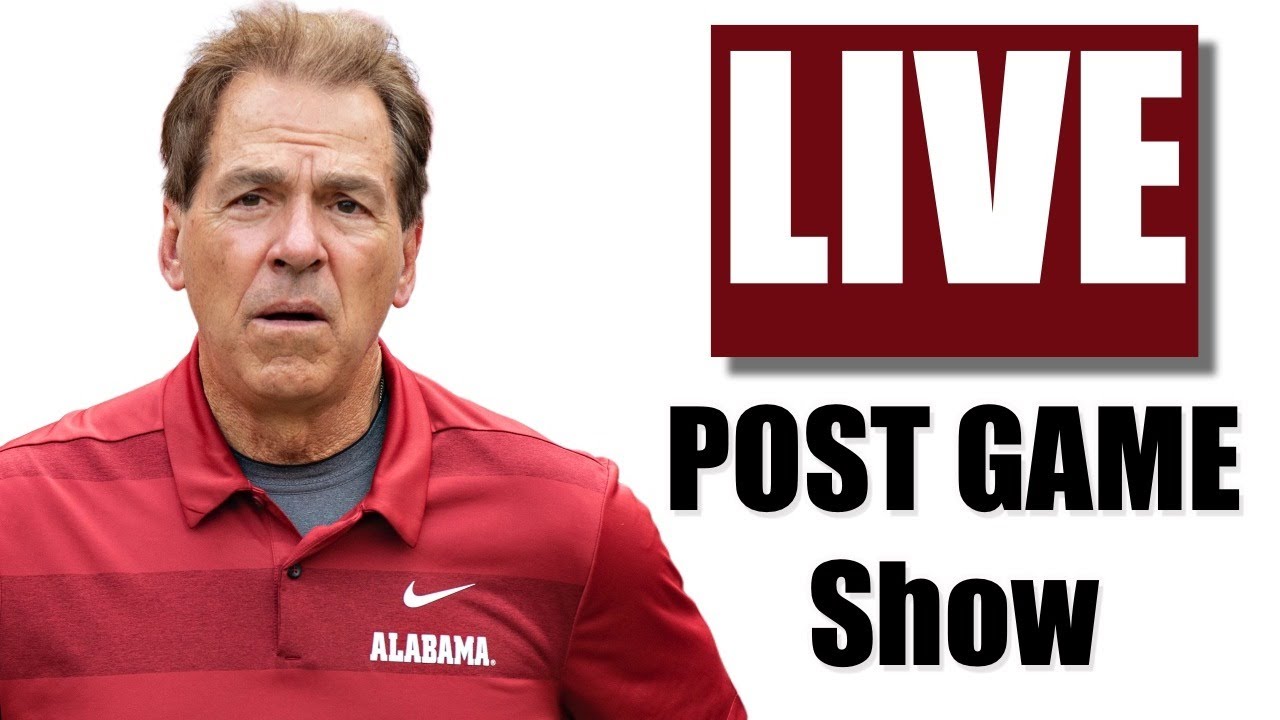 Alabama Crimson Tide Football Post Game Show on BamaInsider | CFB News ...