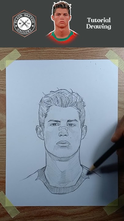 Realistic CR7 Pencil Sketch – Fast Drawing! - YouTube