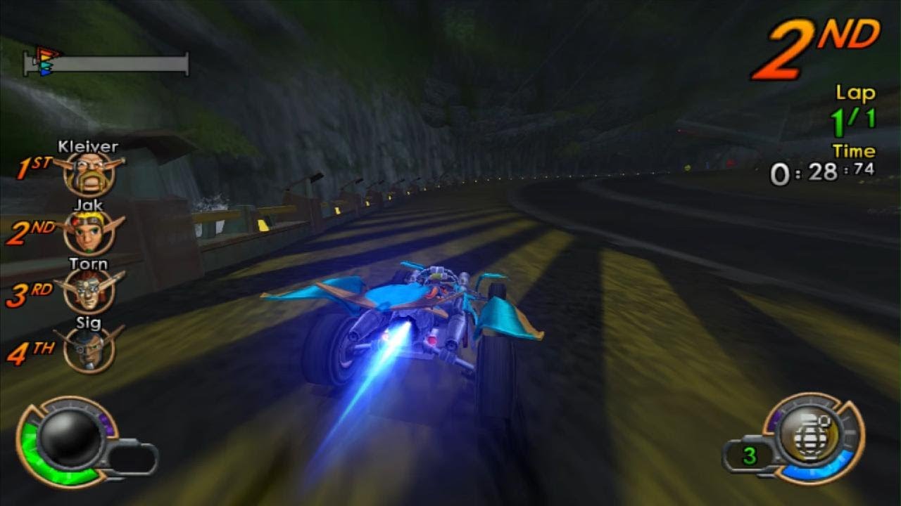 Jak X: Combat Racing long race krass city - YouTube