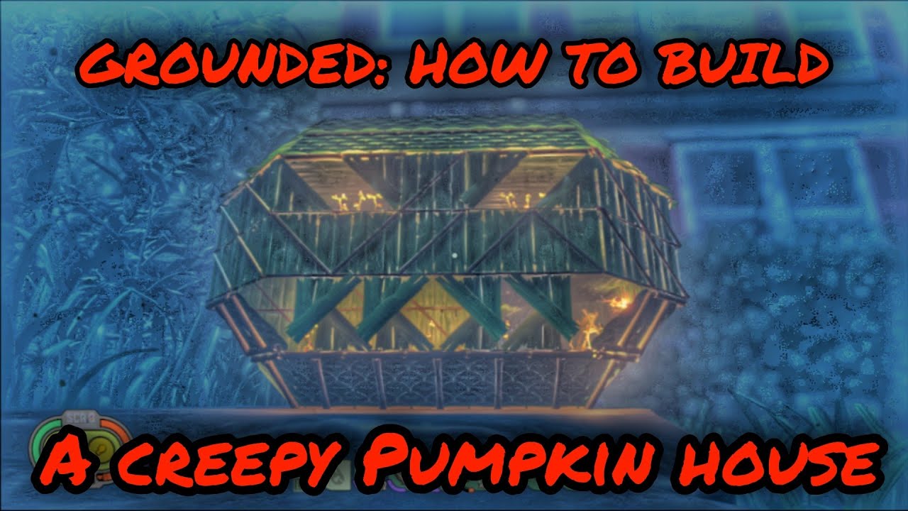 How to build: Pumpkin in Grounded Base Build. Halloween Grounded Build ...