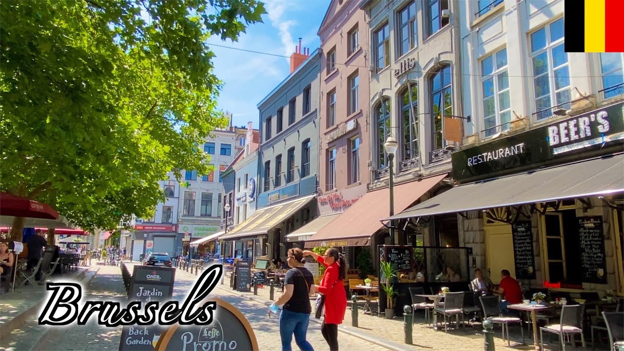 🇧🇪Brussels Summer Walk - Quartier Dansaert -【4K 60fps】 - YouTube