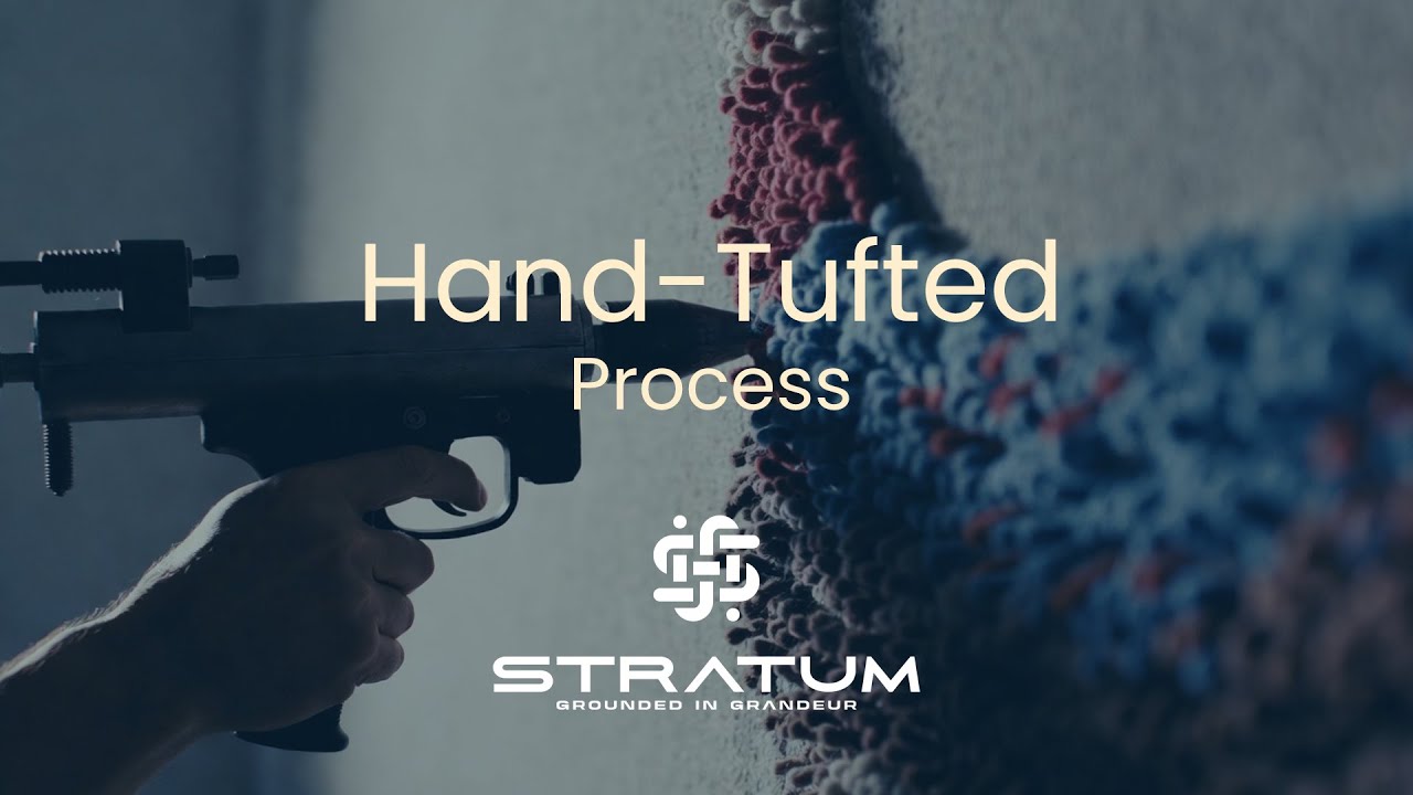 Tufted Carpet Production Process | How Handmade Tufted Rugs Are Made ...