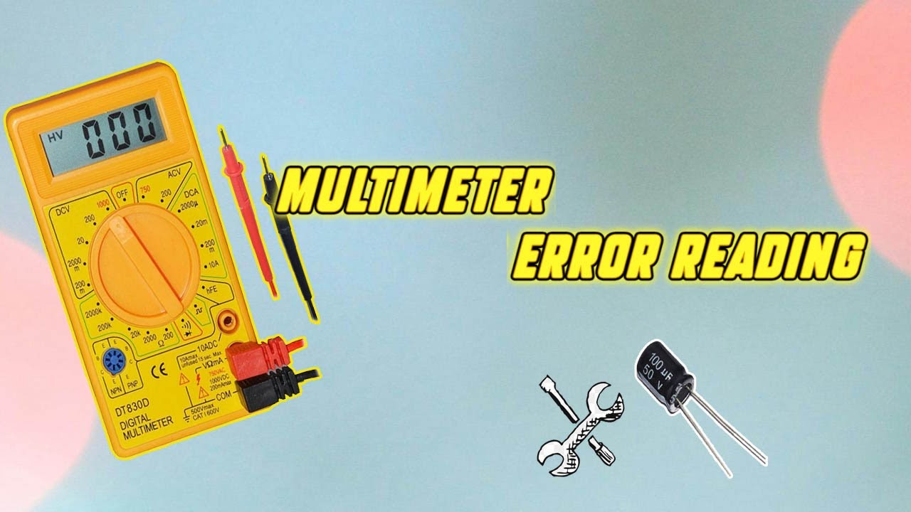 Digital Multi meter Wrong Reading Value I Multi meter readings Error ...