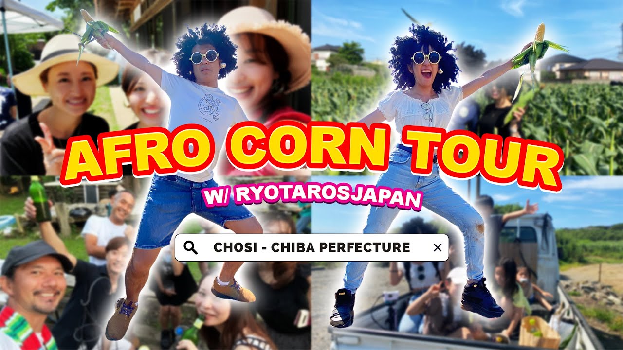 🌽 JOINING JAPANESE AFRO CORN TRIBE W/ @RyotarosJapan ?! - YouTube