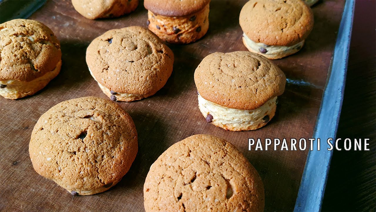 Coffee Chocolate Chip Scones | PAPPAROTI Scone - YouTube