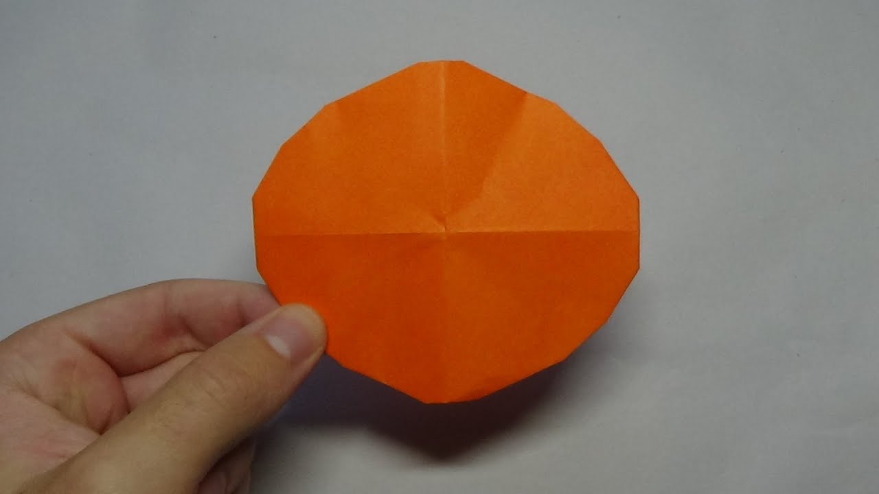 Origami ORANGE Flicker/Flying Fruit - Pure Origami - YouTube