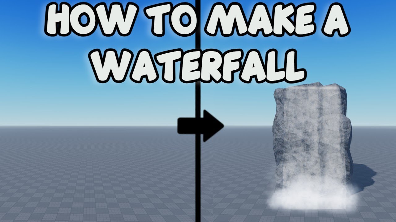 HOW TO MAKE A WATERFALL | Roblox Studio Tutorial - YouTube