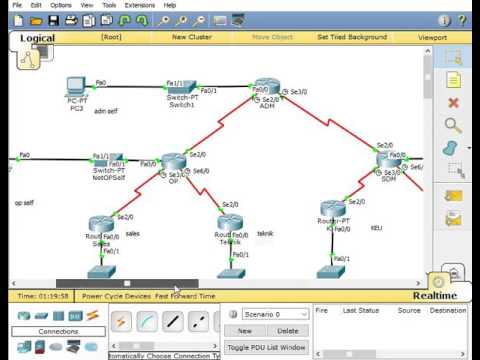 Cisco packet tracer #8 - Routing Lesson Part 2 - YouTube