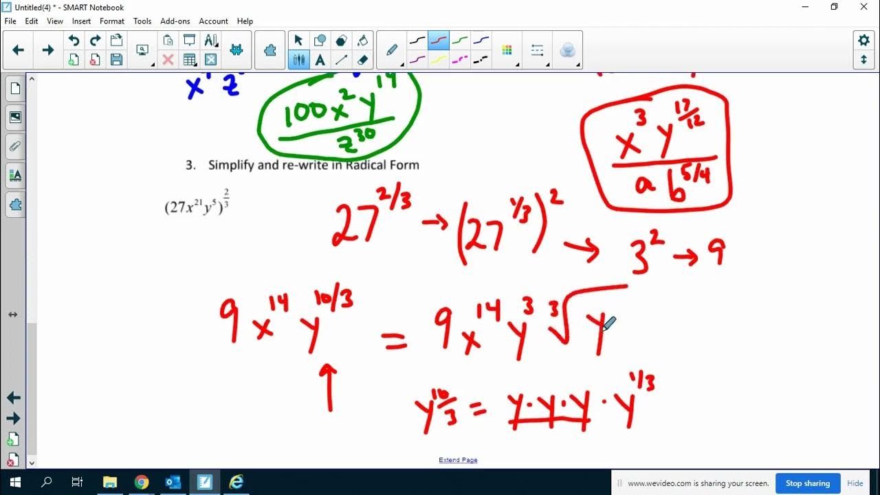 Exponent Properties Day 2 - YouTube