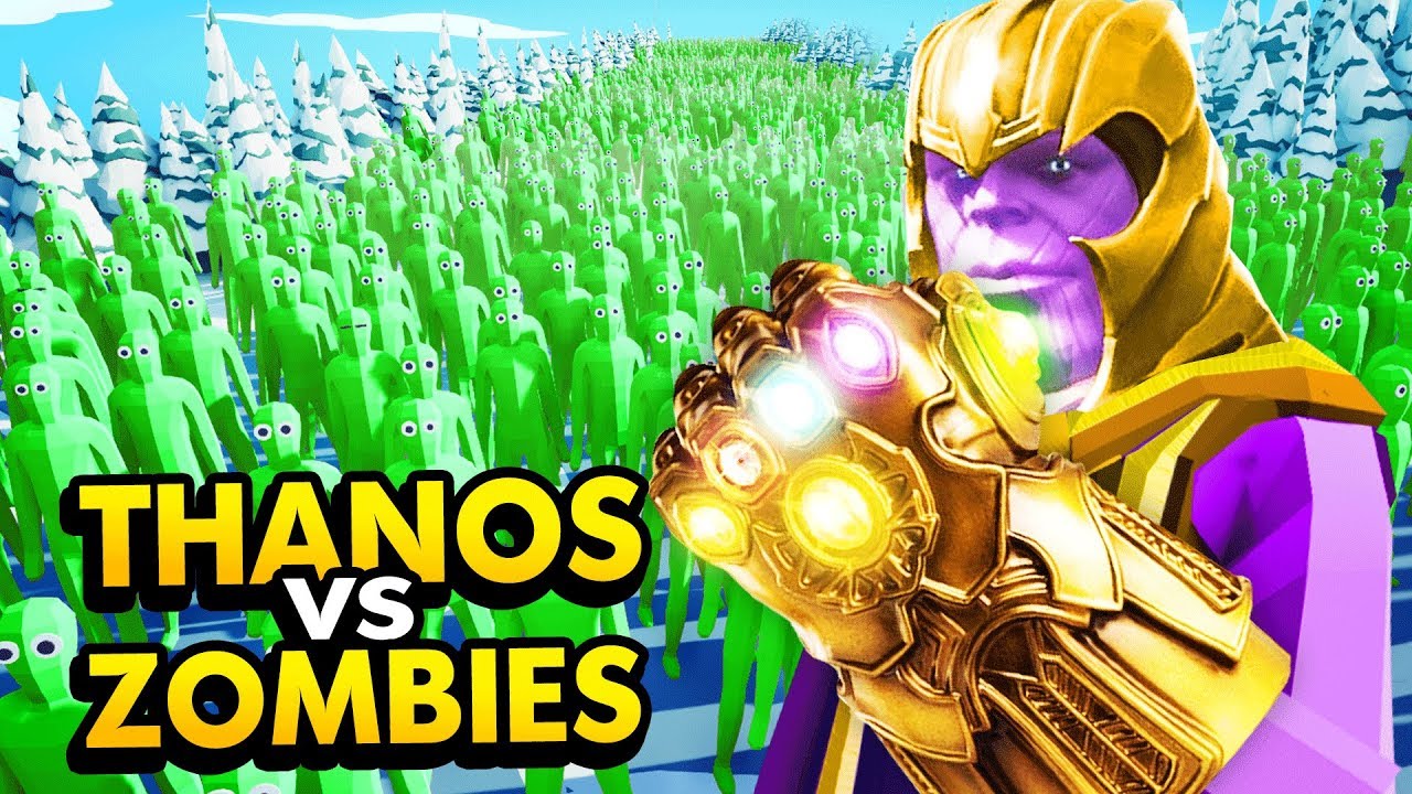 THANOS vs 1,000,000 ZOMBIES IN MODDED TABS (Totally Accurate Battle ...