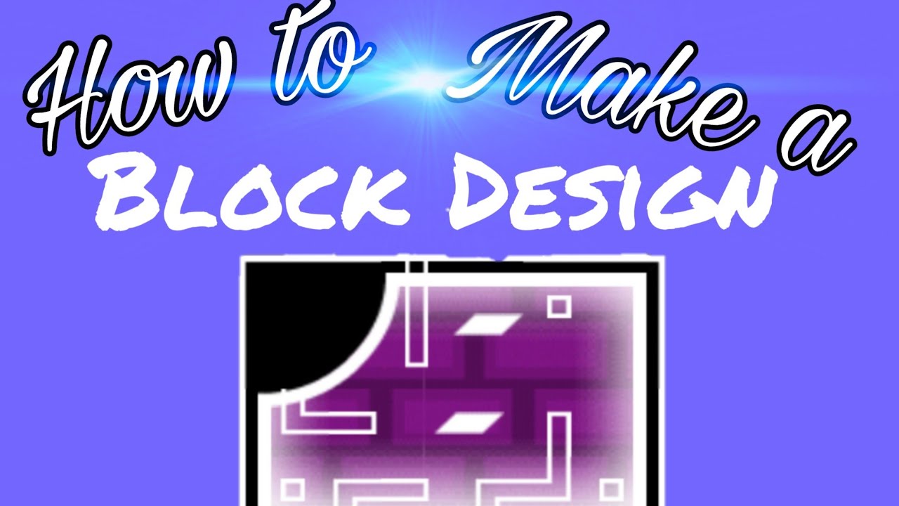 How To Make A Block Design YouTube How To Make A Block Design YouTube