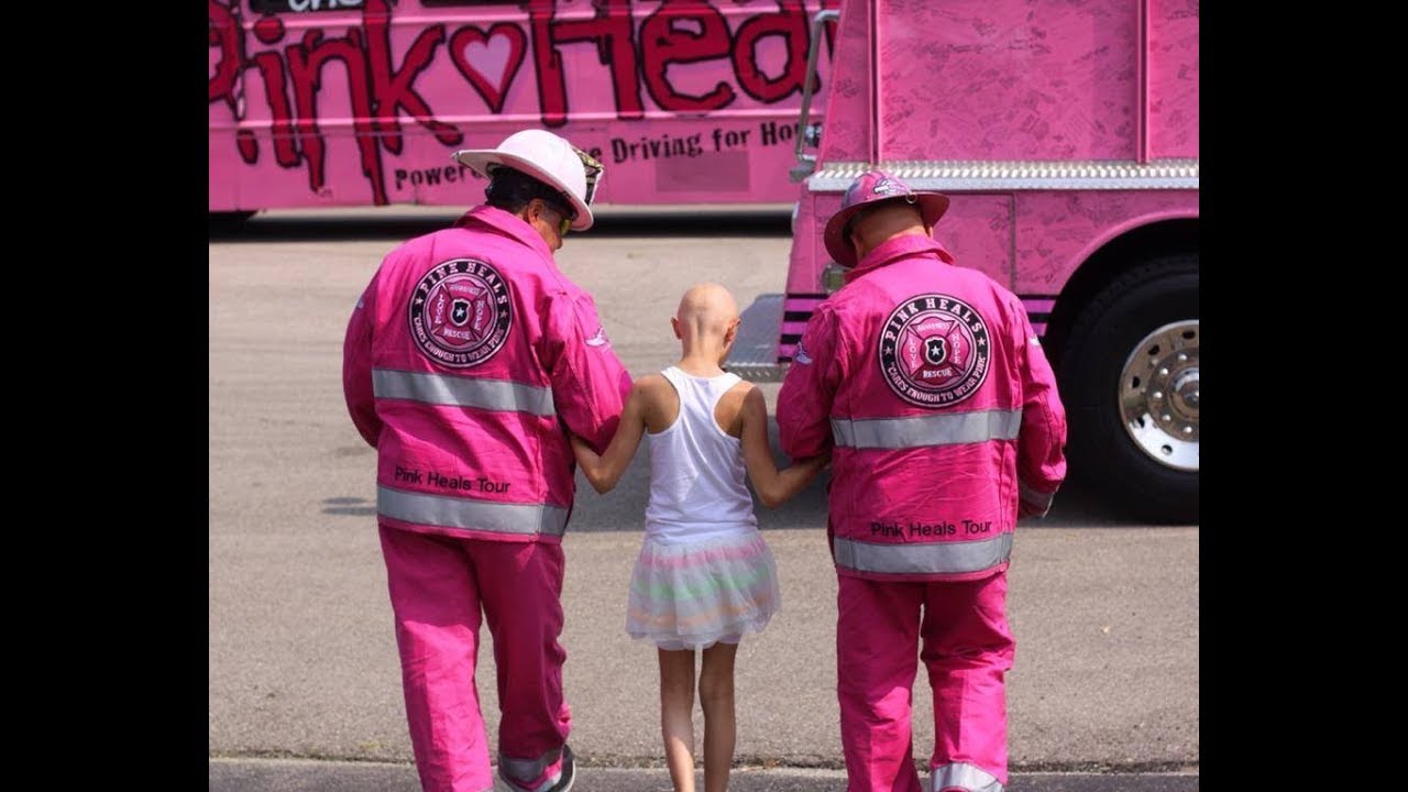 Pink Fire Trucks On A Mission To Heal The World One Smile At A Time ...